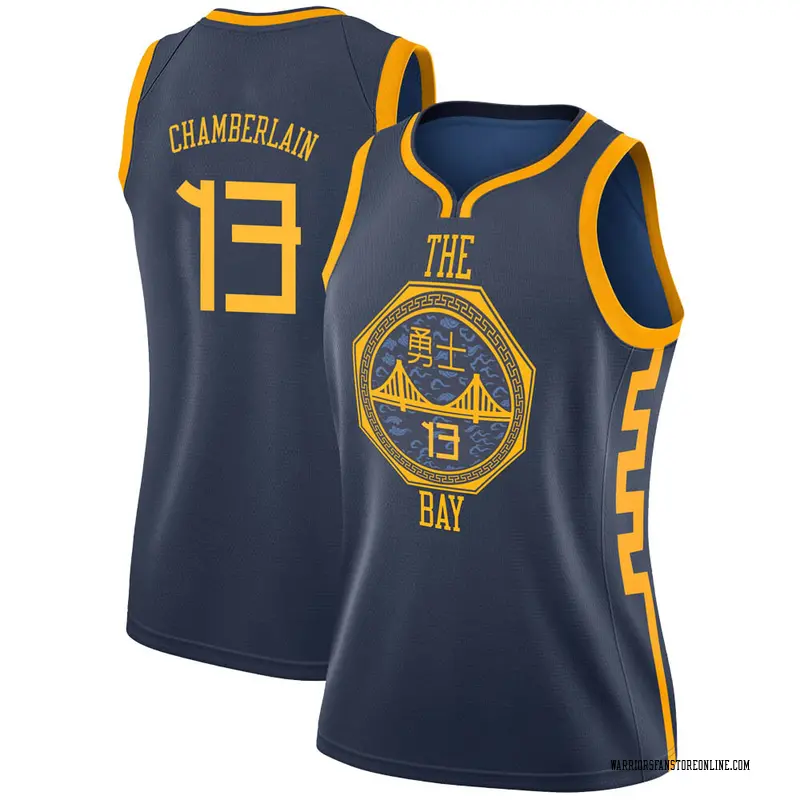 Golden State Warriors Swingman Gold Wilt Chamberlain Navy 2018/19 ...
